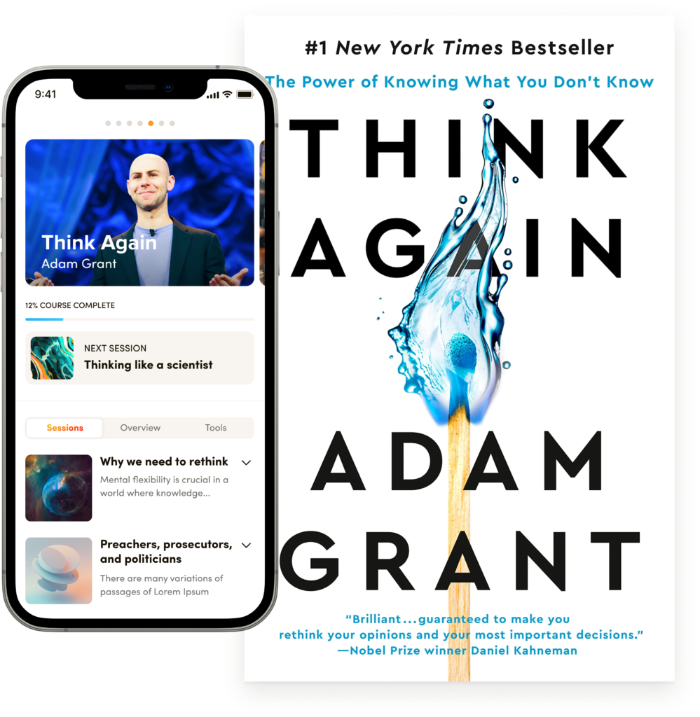 Think Again Course by Adam Grant — Home - Think Again Course